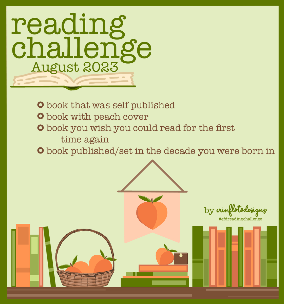 August 2023 Reading Challenge – Erin Floto Designs