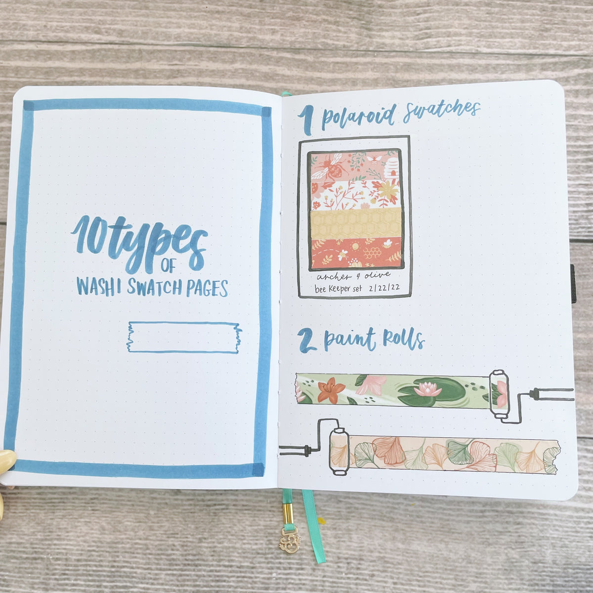 10 Types of Washi Tape Swatch Pages – Erin Floto Designs